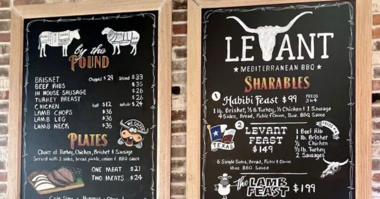 Slaps BBQ Menu (Full Menu Update 2026) : Mosley's Barbecue