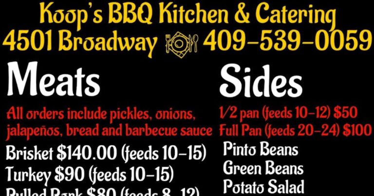 Duke City BBQ Menu (Update Menu 2025) : Mosley's Barbecue