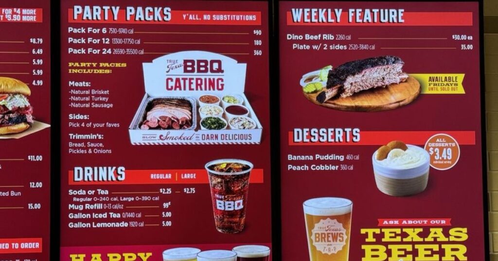 Slaps BBQ Menu (Full Menu Update 2025) : Mosley's Barbecue